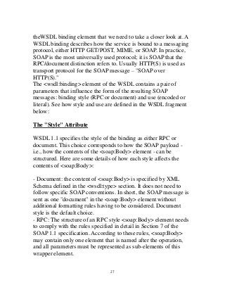 Part I -Summary of service oriented architecture (soa) concepts ...