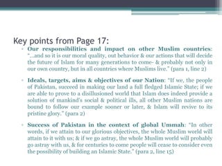 Summary - aims &objectives of islamic reconstruction dept by mohd asad ...