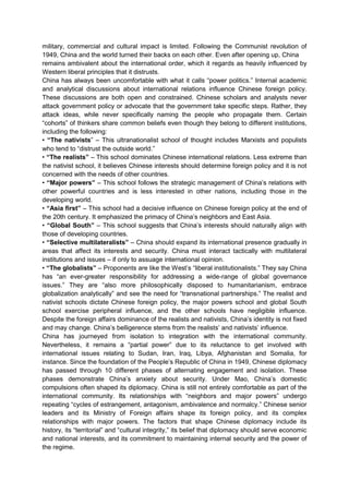 Summary - China Goes Global - The Partial Power | DOCX