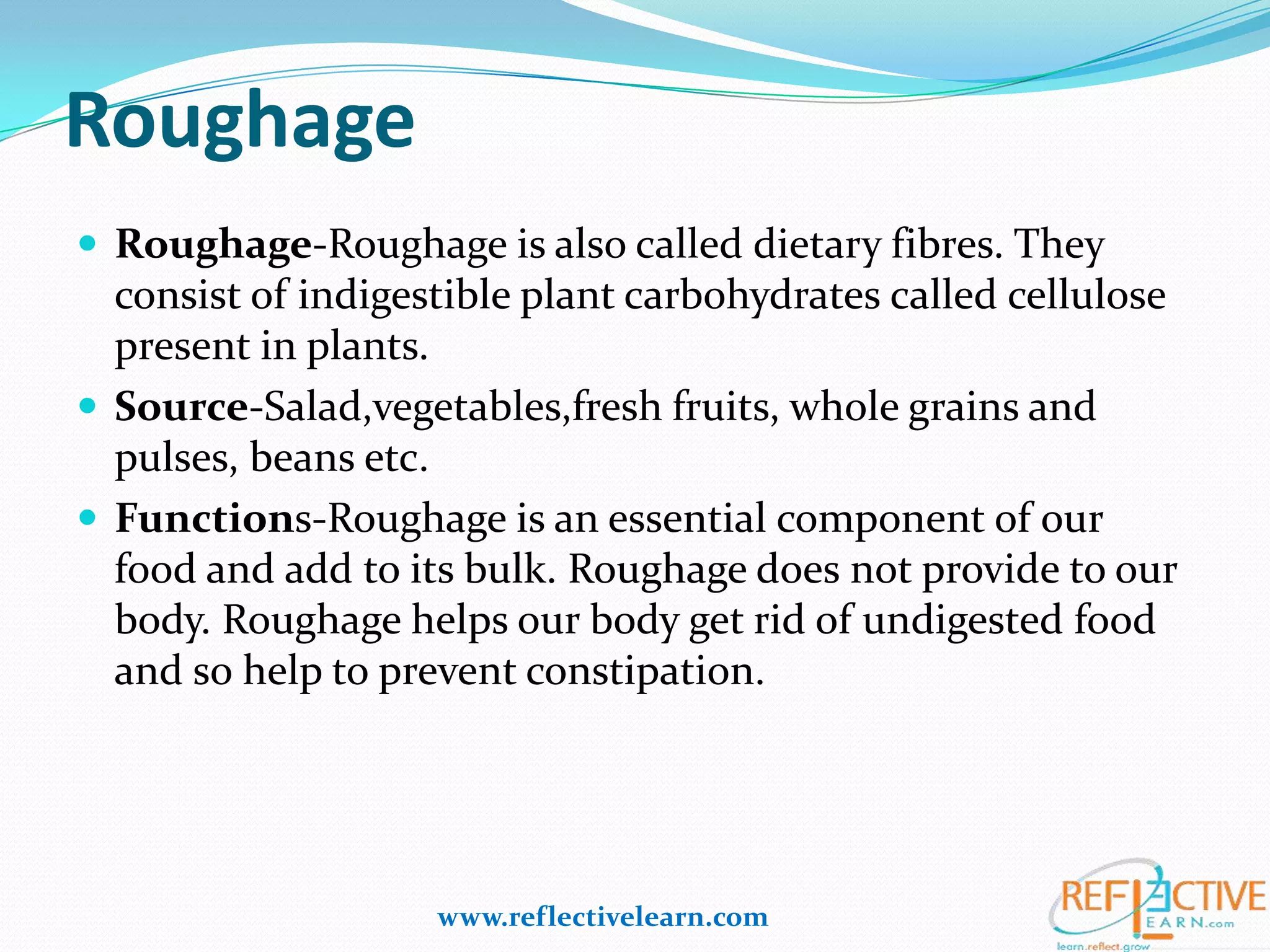Components of Food | PPTX