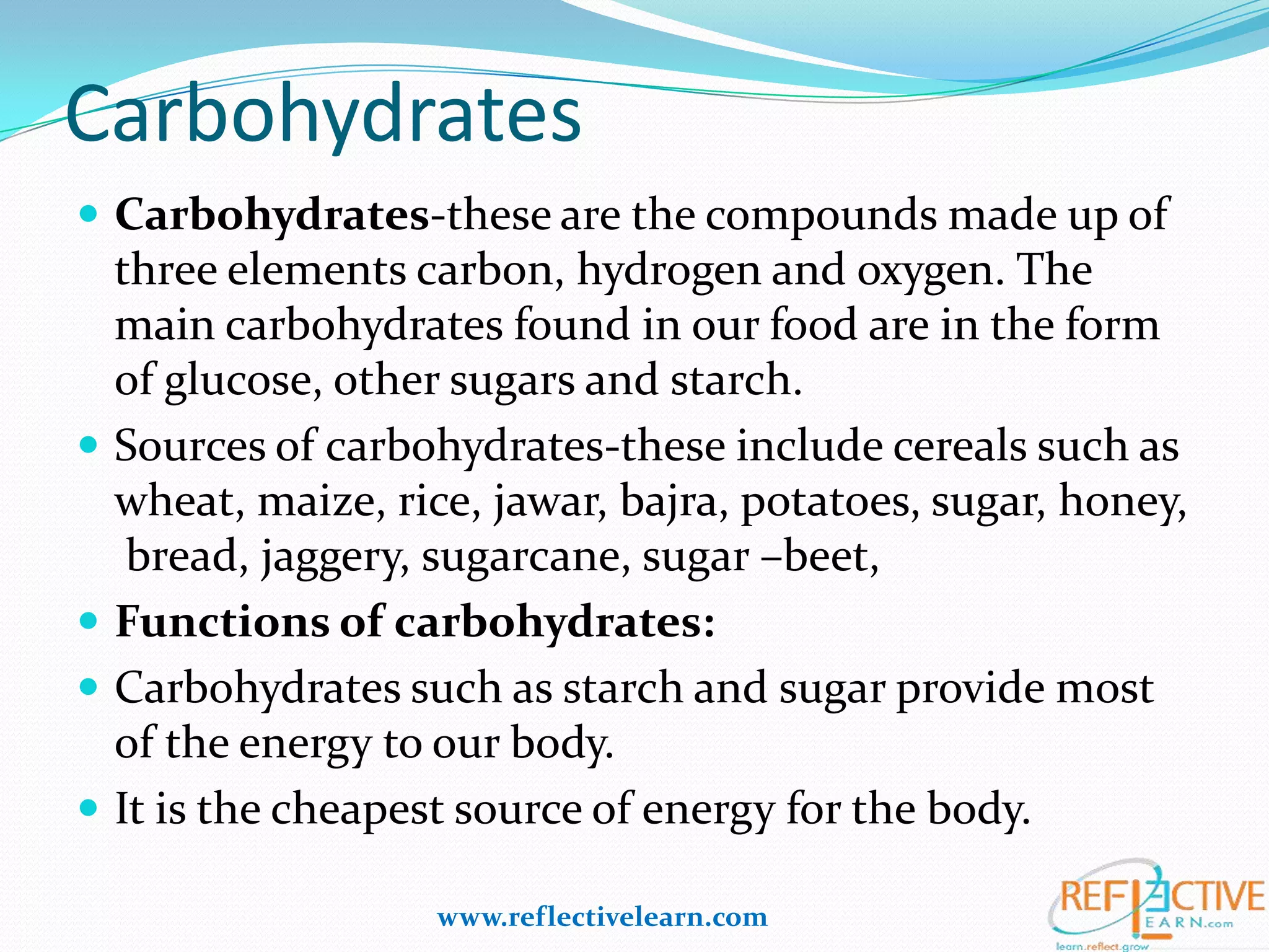 Components of Food | PPTX