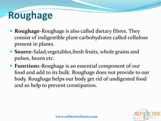 Components of Food | PPTX