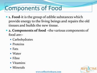 Components of Food | PPTX