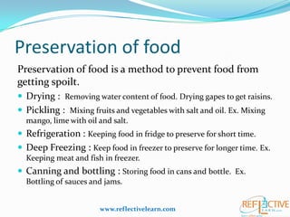 Class IV Food- Basic Need | PPTX