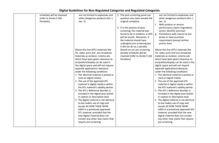 Digital Guidelines for Non-Regulated Categories and Regulated ...