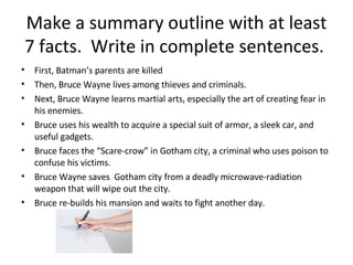 Summary Paragraph | PPT