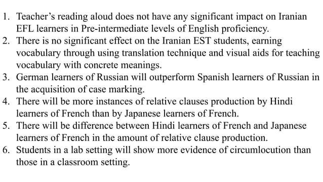 Research in ELT | PPTX | Educational Assessment | Education