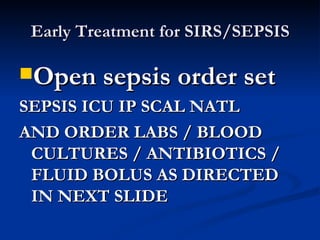 Summary sirs-sepsis | PPT