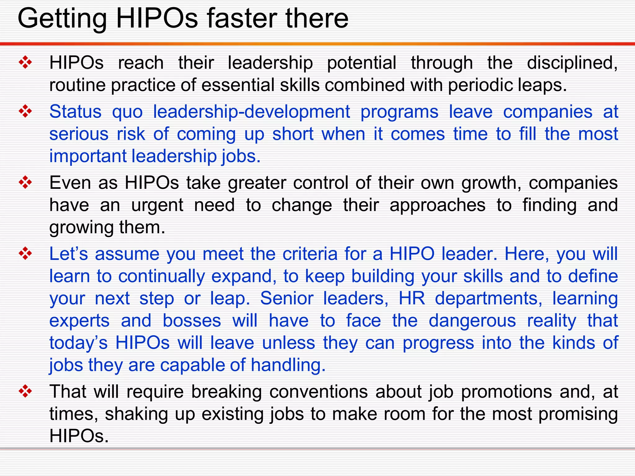 The High Potential Leader | PDF