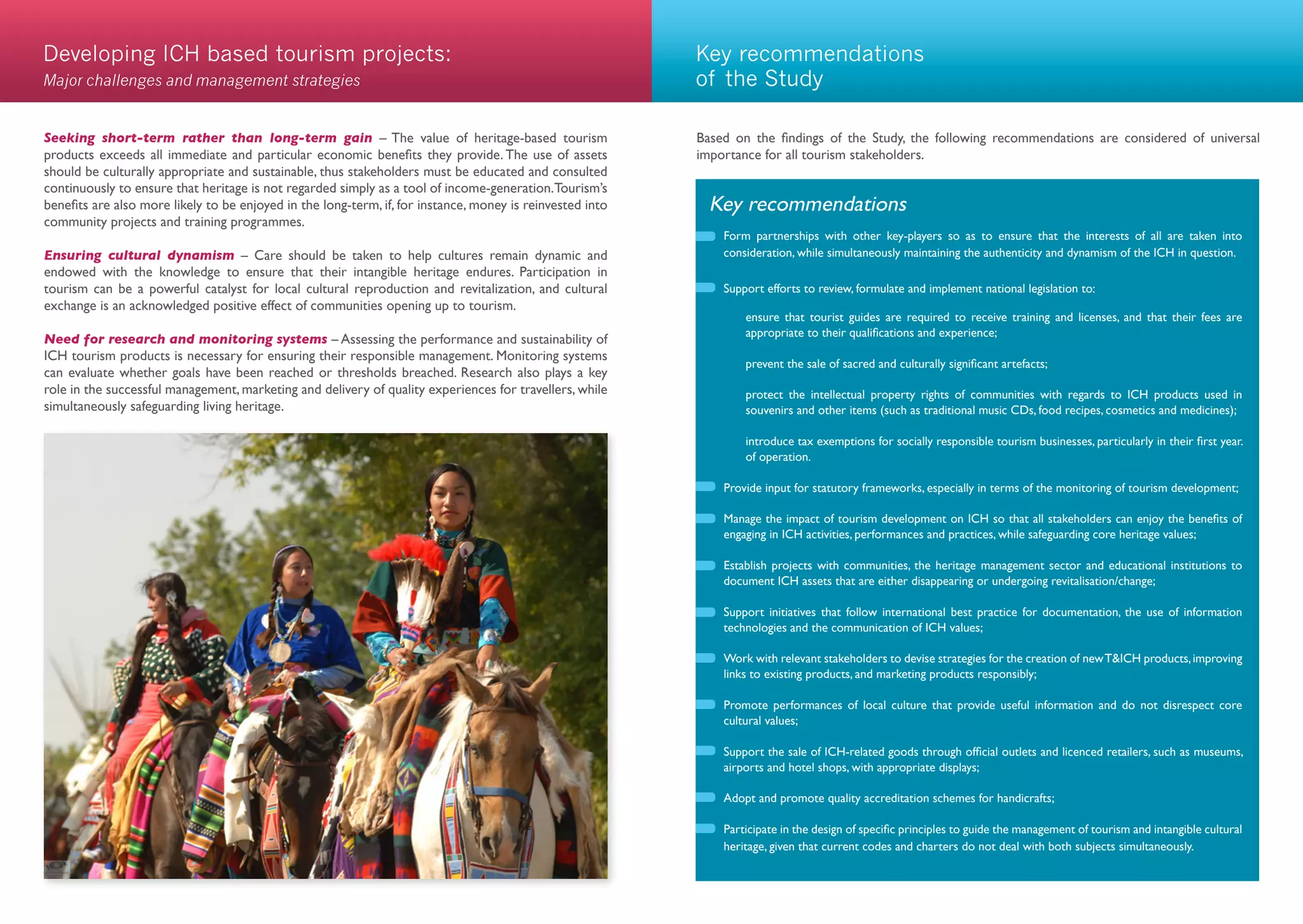 Study on Tourism and Intangible Cultural Heritage Summary | PDF