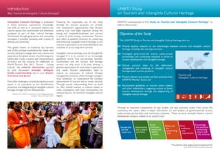 Study on Tourism and Intangible Cultural Heritage Summary | PDF