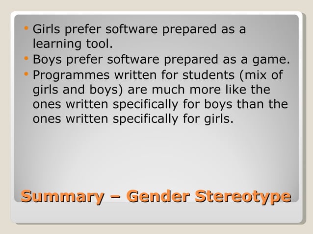 Digital Divide: The Special Case of Gender | PPT