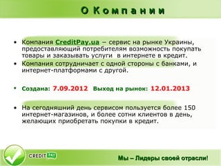 Summary Credit Pay | PPT | Retail Industry | Industries