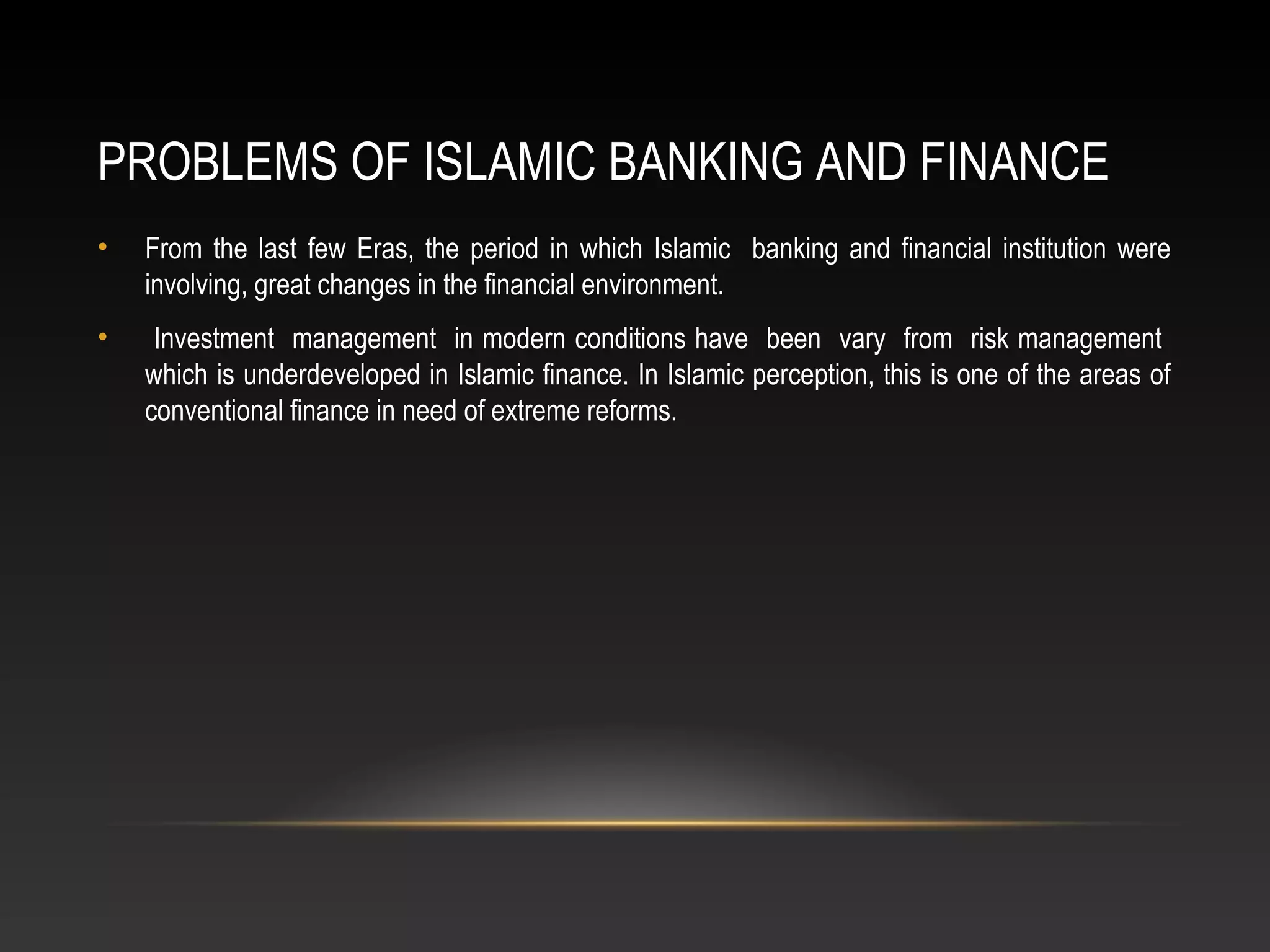 Global Acceptance & Problem Faced by Islamic Finance | PPT