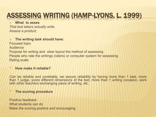 Summary Assessing Skills | PPTX