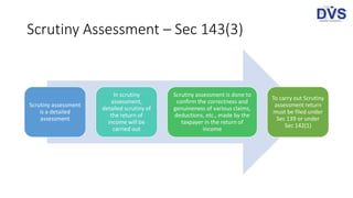 Summary assessment and scrutiny assessment | PPTX