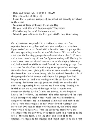 SUMMARYA tillerman proceeded to the roof to investigate a fire r.docx