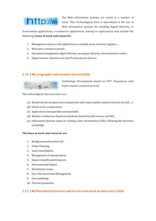 Summary capacities research center on ict citic (Spain) | PDF