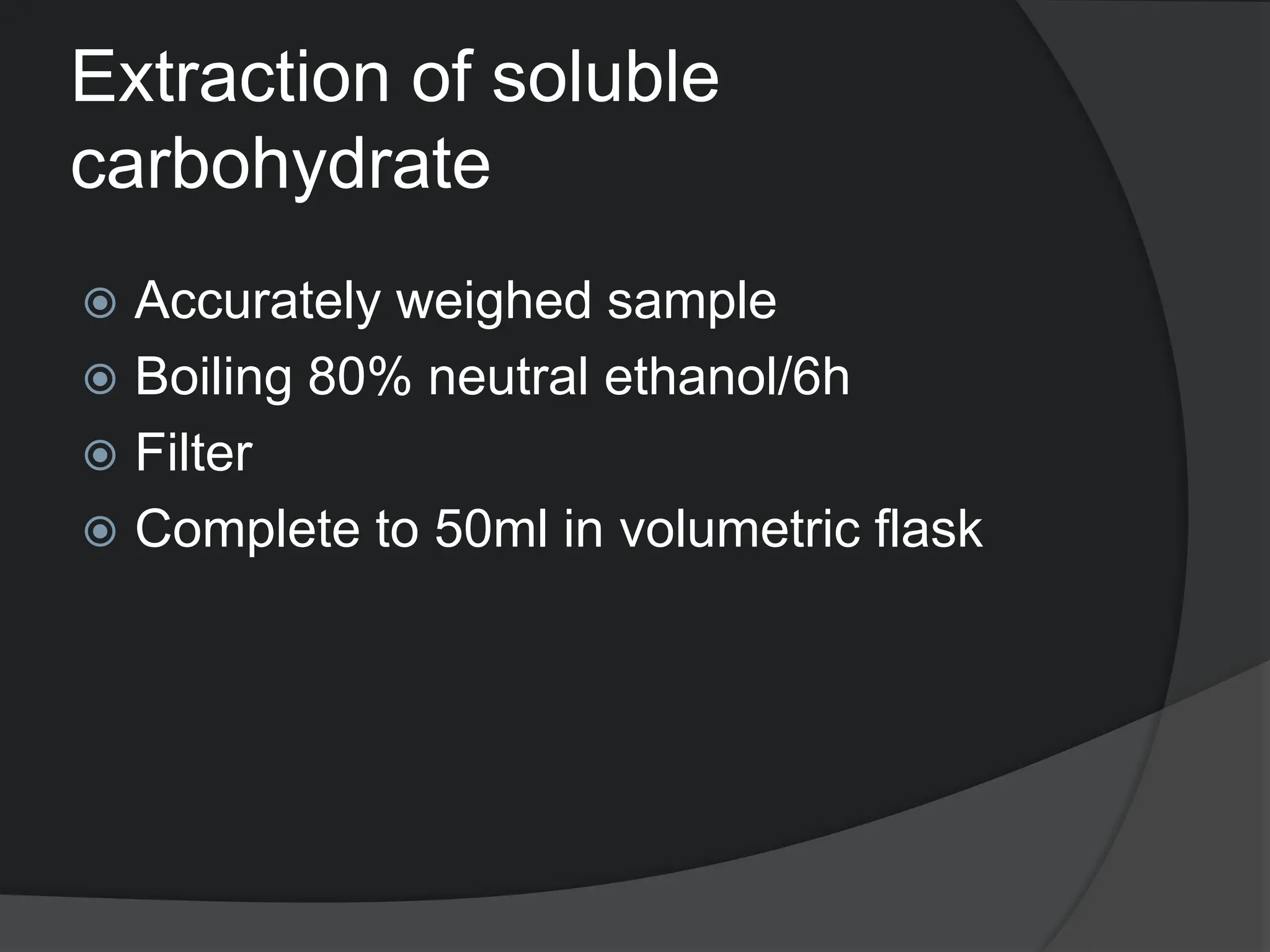 Quantitative analysis of carbohydrate_ppt | PPT
