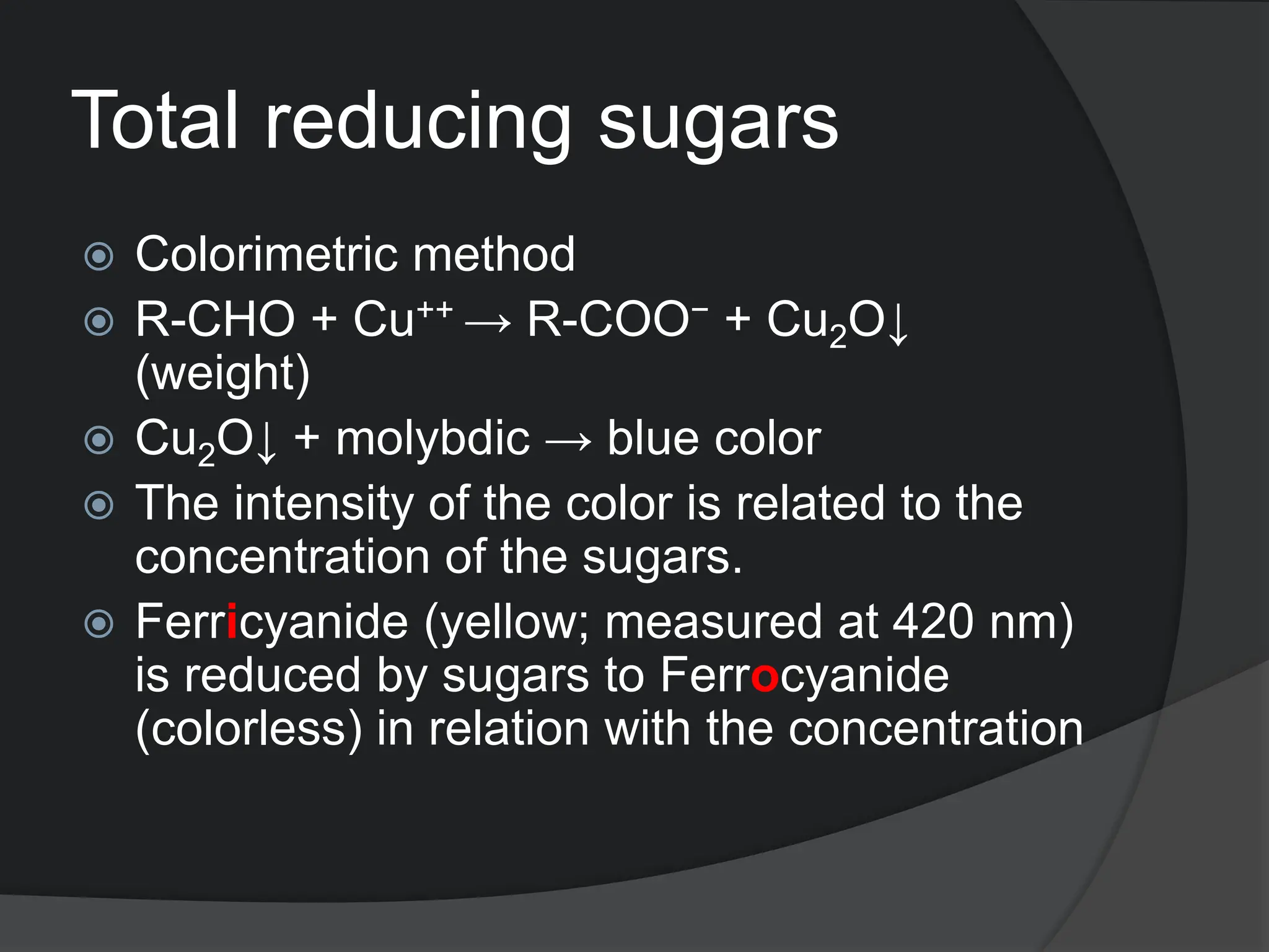 Quantitative analysis of carbohydrate_ppt | PPT