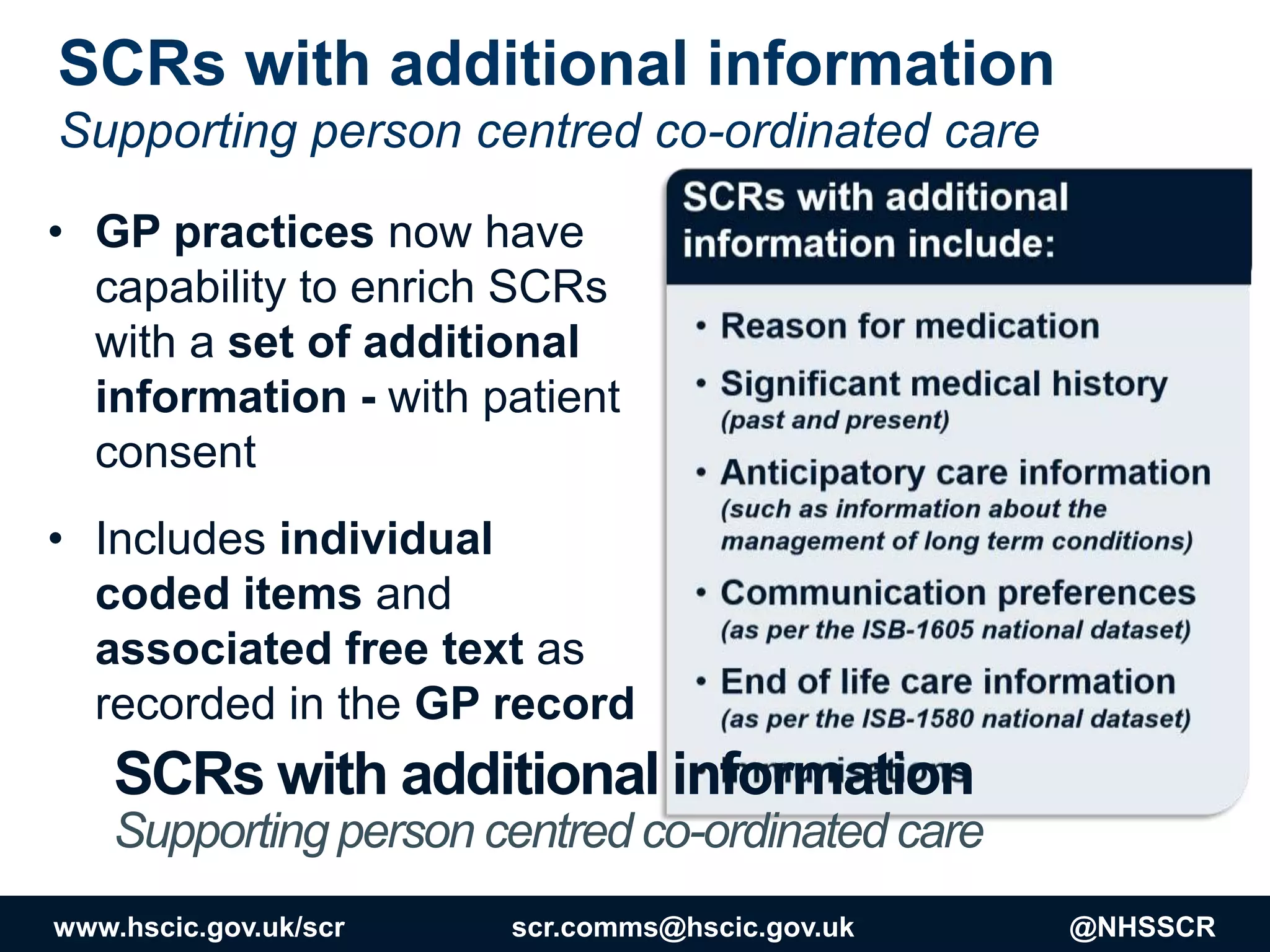 Summary Care Record Update - Robert Jeeves, NHS England | PPTX ...