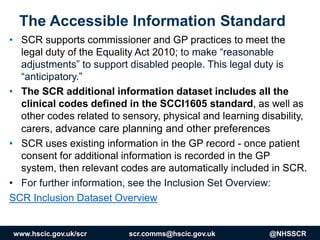 Summary Care Record Update - Robert Jeeves, NHS England | PPTX