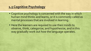 Summary chapter 1 of psychology of language teachers [updated] | PPT