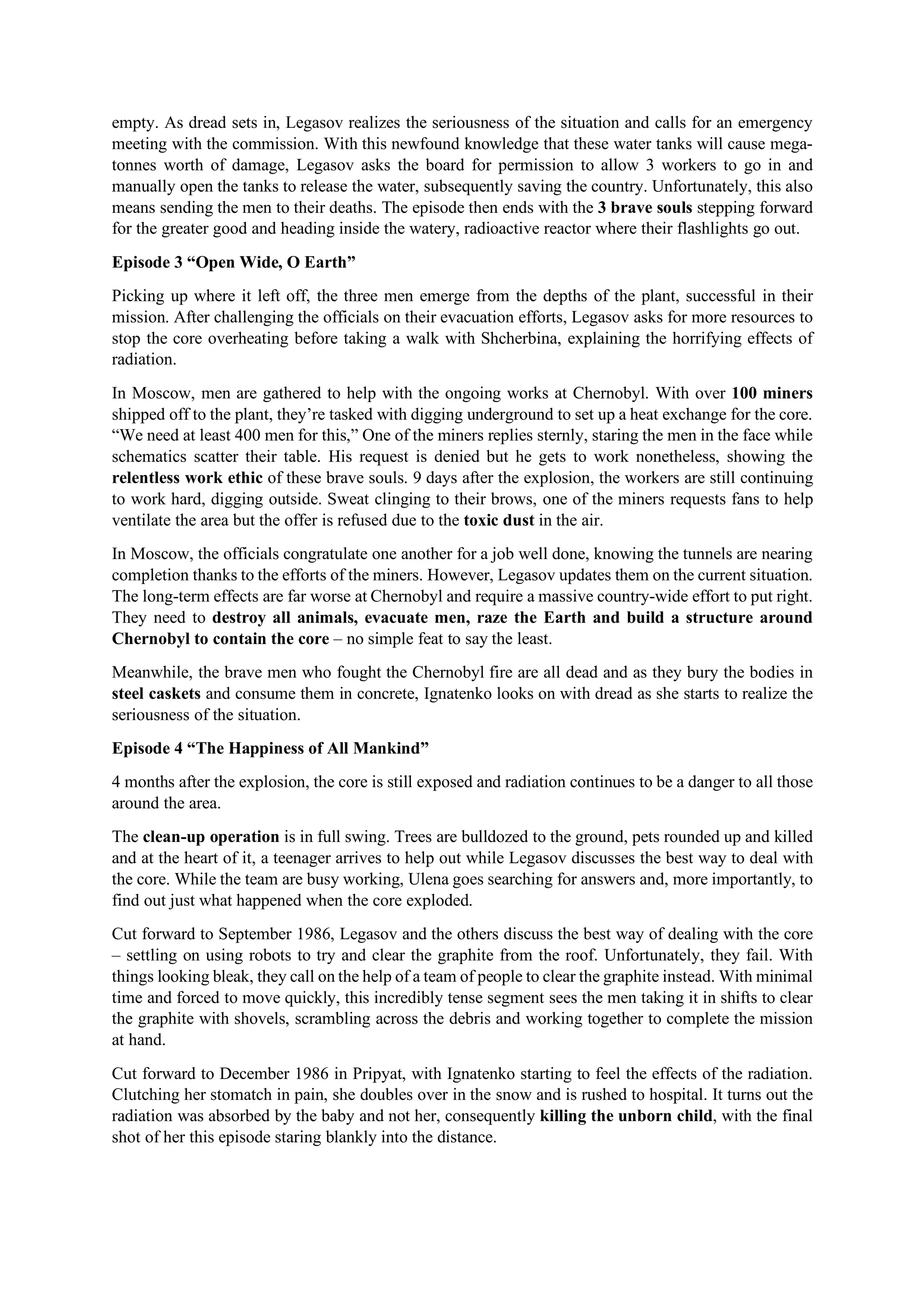 Docuseries Review- Chernobyl (HBO) | PDF