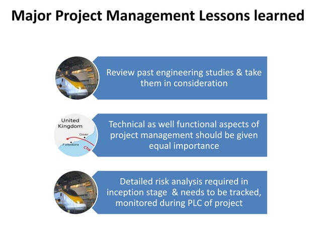Summary chunnel tunnel project management | PPTX | Rail Travel | Travel ...