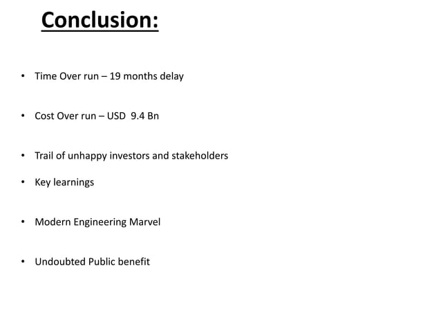 Summary chunnel tunnel project management | PPTX | Rail Travel | Travel ...