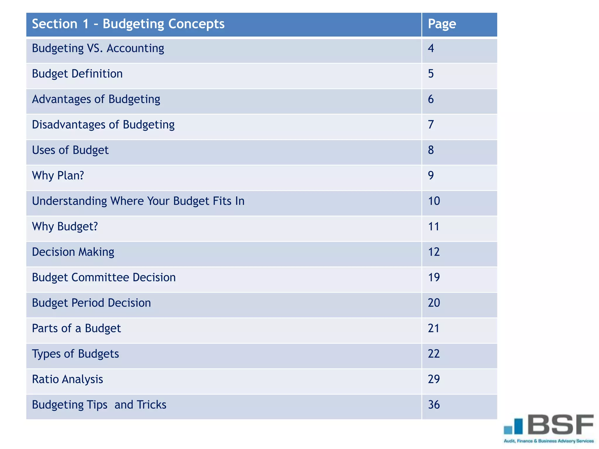 Budgeting Concepts, Policy, Process and Beyond | PPTX