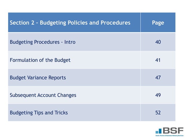 Budgeting Concepts, Policy, Process and Beyond | PPTX | Business ...