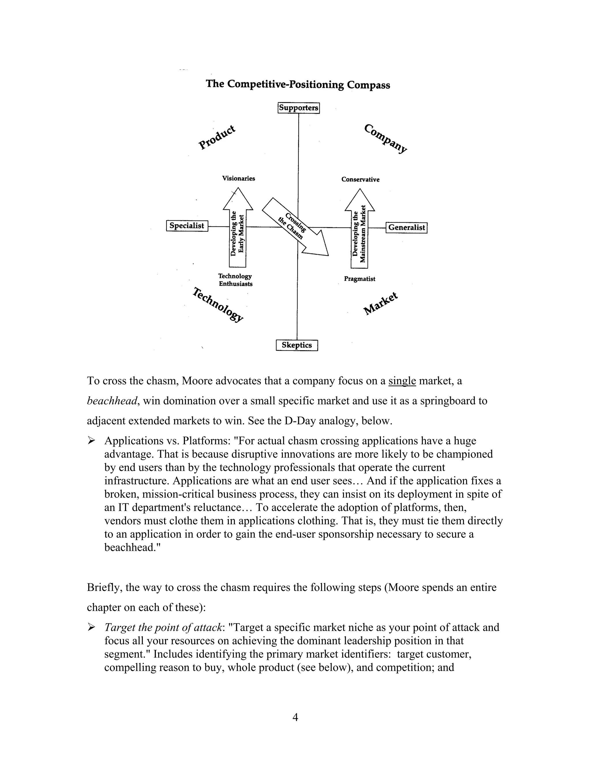 Summary Crossing The Chasm | PDF