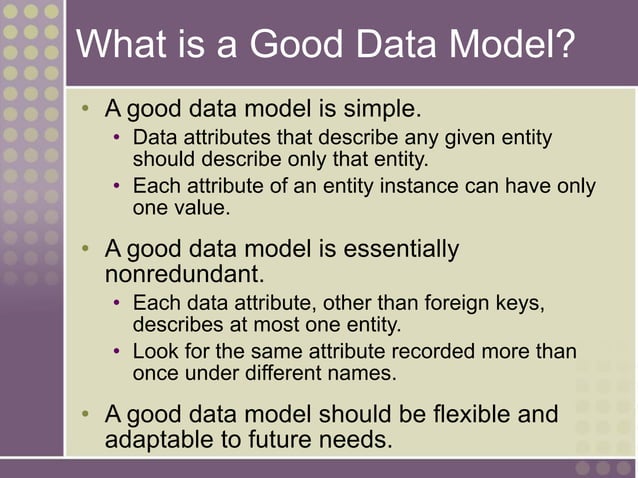 Summary data modelling | PPT