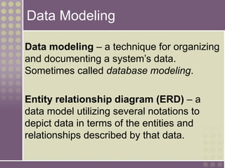 Summary data modelling | PPT