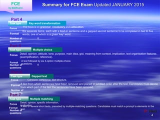 FCE - Information | PPT