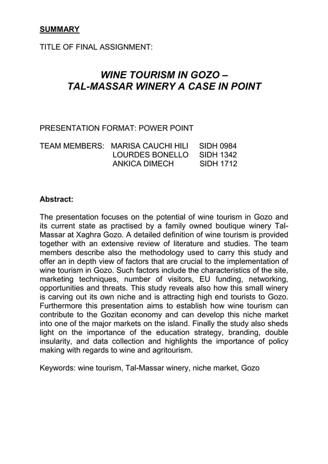 Summary Final Assignment | PDF