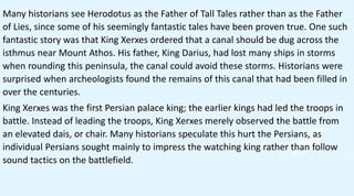 Summary of Greco-Persian Wars, Herodotus, Plutarch and Aeschylus Celebrate Greek Victory | PPT