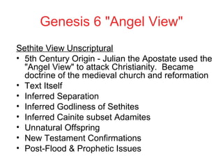 Learn the Bible Summary Hour 3: Genesis 4-11 Prehistorical Period | PPT ...