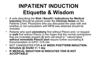 Summary induction guidelines | PPT