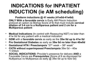Summary induction guidelines | PPT