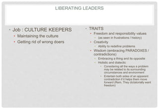 Liberating Leadership - Isaac Getz | PPT
