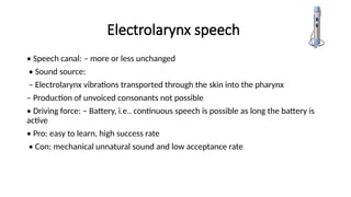 Summary laryngectomy.. post laryngectomy | PPT