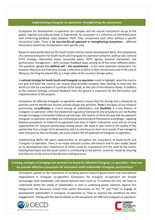 Summary 2019 International Meeting on Triangular Co-operation | PDF