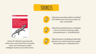 Summary machine learning and model deployment | PPT