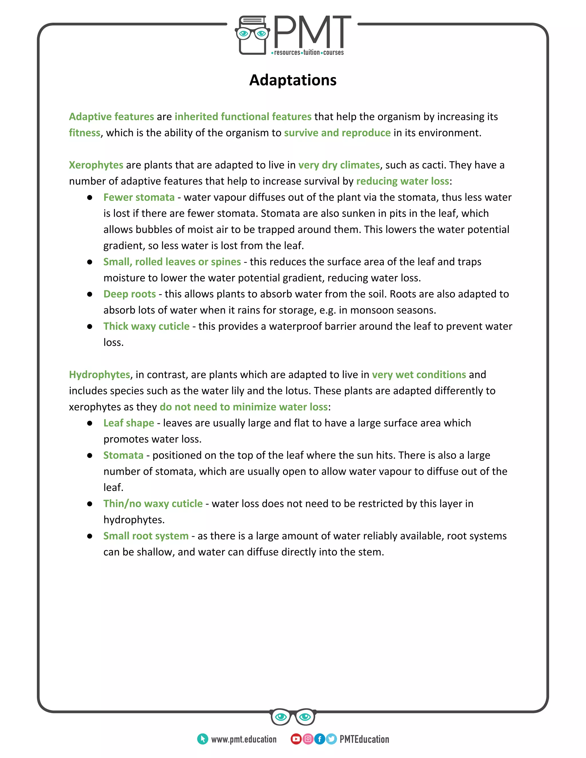 Summary Notes - Topic 18 Variation and Selection - CIE Biology IGCSE.pdf