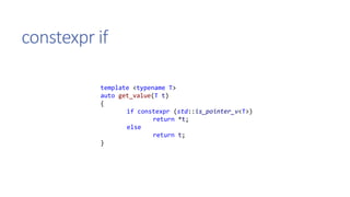 Summary of C++17 features | PPTX