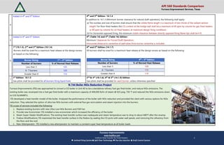 Summary of changes in burner specifications | PPT