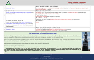 Summary of changes in burner specifications | PPT