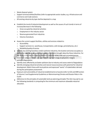 Summary of CLUP Vol 2 Economic Sector Study | PPTX